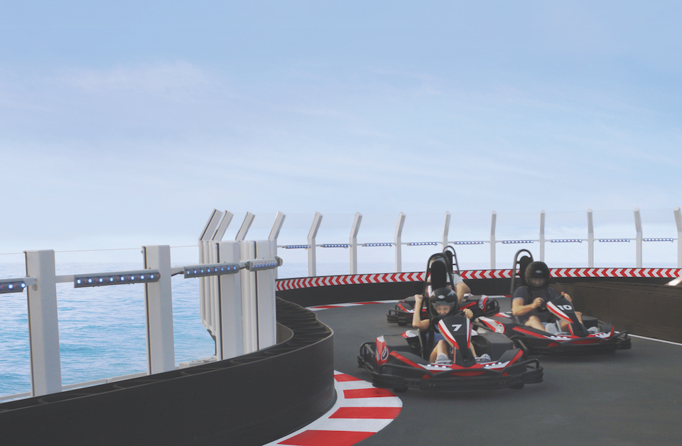 Norwegian Bliss Will Have a Two-Level Race Track