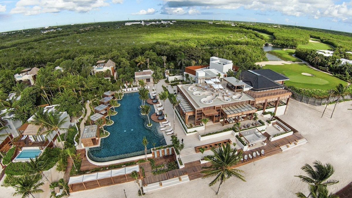 This is the Hottest New Beach Club in the Rivera Maya