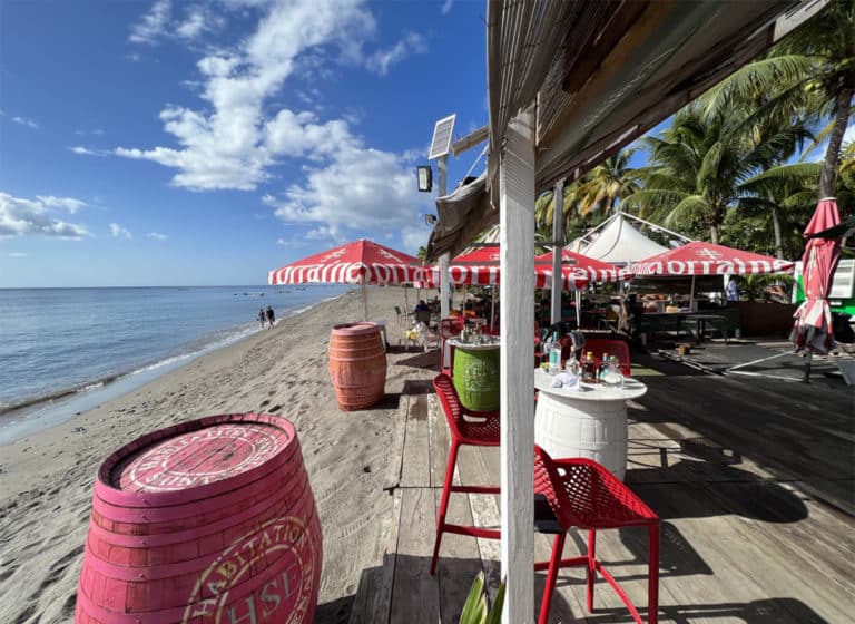 In Martinique, a Legendary Caribbean Beach Bar